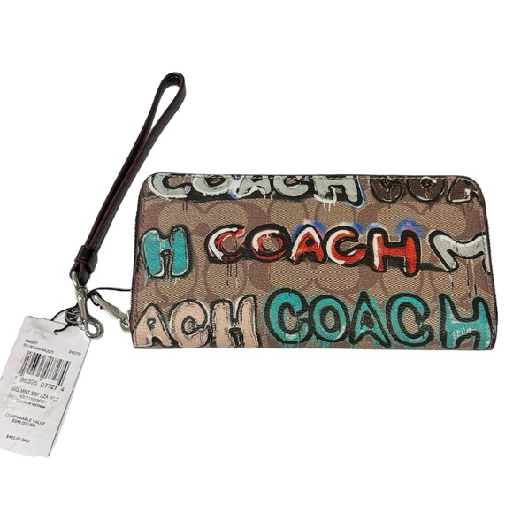 Coach | Bags | Nwt Last Chance Coach X Mint Serf Long Zip Around Wallet ...